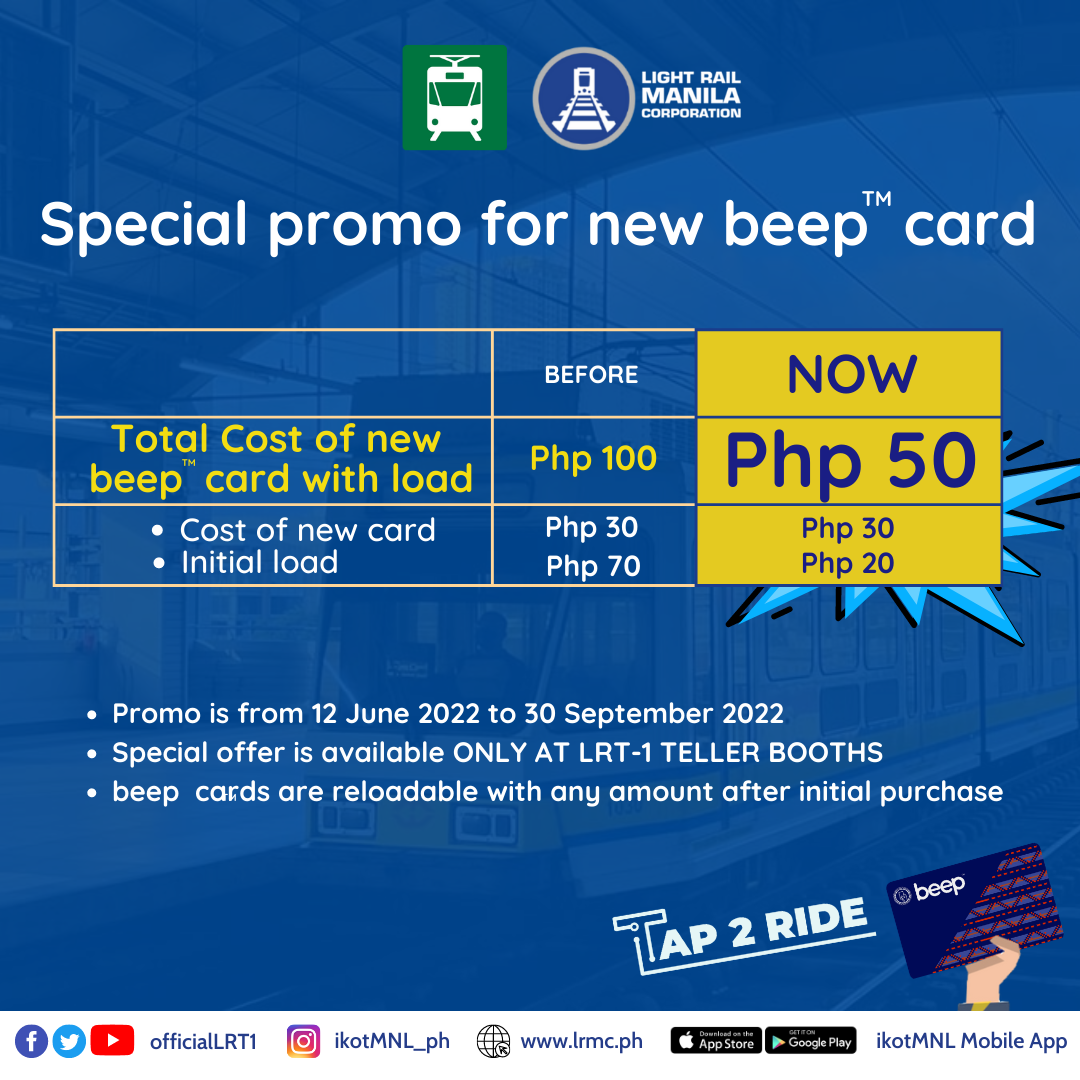 LRMC launches new beep™ card promo, announces free LRT-1 rides on ...